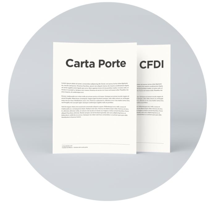 Carta Porte (Complemento del CFDI) - Placas Federales